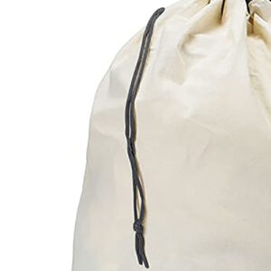 Woolite Heavy Duty Canvas Handle Carrying Strap Laundry Bag, Beige