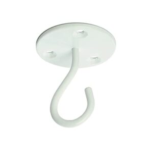 decorative hook 2 pc (traffic white)