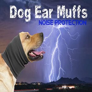 Quiet Ears for Dogs Hats Hoodies Dog's Ear Muffs Headband Noise Ear Protection for Dogs,Blue M