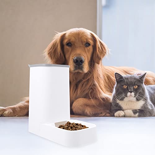 POPETPOP Automatic Cat Food Dispenser Automatic Cat Feeder Food Dispenser: Pet Dry Food Dispenser Dog Food Bowls Pet Feeding Container for Cats Dogs and Other Animals Dog Feeding Bowls