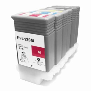 Primer Ink Compatible Canon PFI-120 PFI 120 Ink Cartridge Replacement for Canon imagePROGRAF iPF TM-Series TM-200 TM-300 TM-305 TM-205 (2 Matte Black, 1 Black, 1 Cyan, 1 Magenta, 1 Yellow, 6-Pack)