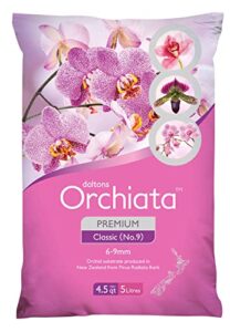 orchiata orchid bark | orchid bark for plants 100% pure new zealand pinus radiata | classic ¼” to ⅜” organic potting orchid bark for aeration and longevity