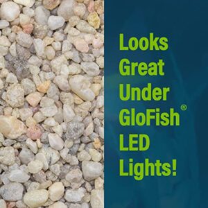 GloFish Aquarium Gravel 5 Pounds, Pearlescent, Complements Tanks and Décor, AQ-78484