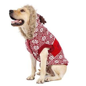 Cartoon Pet Reindeer Christmas Elk Costume Dog Puppy Hoodie Coat Jacket Clothes Soft Coral Velvet Fleece