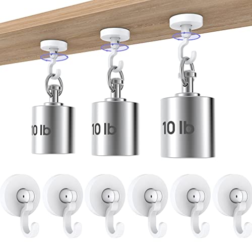 BPB Ceiling Hooks Wall Sidewall Adhesive Hook-10 Pack [No Drilling] Mounted Shower for Hanging Small Plants Towel Coat Bag Robe Clothes for Bathroom Bedroom Kitchen Door Hanger Decorations