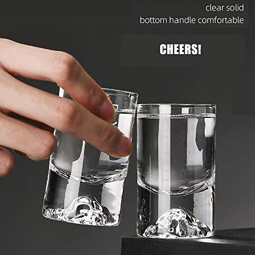 LOCYOP 6 Shot Glass Dispenser and Holder,Shot glass holder Shots Dispenser Liquor Dispenser Drink Despenseror Cocktail Dispenser with Brush for Filling Liquids