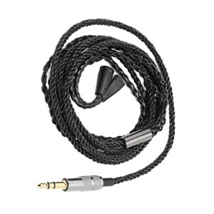 3.5mm Headphone Audio Cable, 120mm Length 3.5mm Jack Replacement Headphone Audio Cable suitable for IE8 IE80 IE8i Earphones