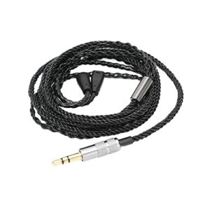 3.5mm Headphone Audio Cable, 120mm Length 3.5mm Jack Replacement Headphone Audio Cable suitable for IE8 IE80 IE8i Earphones