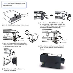 Remanufactured T3661 Ink Maintenance Box Compatible with Expression Premium XP-6000,XP-6100,XP-8500,XP-8600,XP-15000,XP-970 Printers