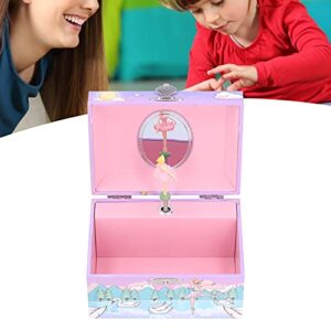 WNSC Musical Jewelry Box, Unique Christmas Gift Music Storage Box for Birthday Organizing Small Daily Items(F music box)