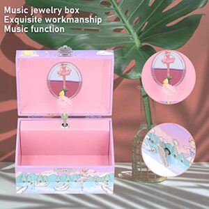 WNSC Musical Jewelry Box, Unique Christmas Gift Music Storage Box for Birthday Organizing Small Daily Items(F music box)