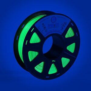 printalot pla 3d printer filament, dimensional accuracy +/- 0.03 mm, 1 kg spool, 1.75 mm fluo green