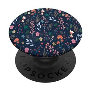 flower bouquet floral pattern popsockets swappable popgrip