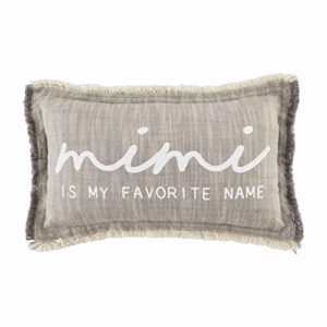 mud pie grandmother small pillow, 15" x 9", mimi