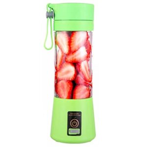 Portable Mixer Multifunctional USB Electric Blender Food Smoothie Maker Blender Stirring Rechargeable 6-leaf Fruit Juicer Cup (pink)