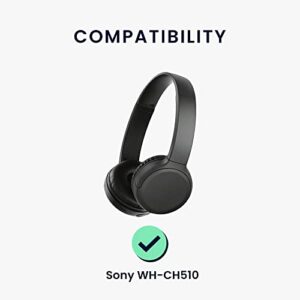 kwmobile Ear Pads Compatible with Sony WH-CH510 Earpads - 2X Replacement for Headphones - Black