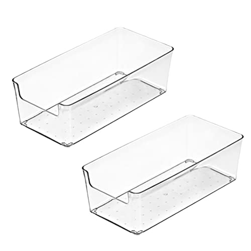 Hamster Sand Bath Box Transparent Acrylic Bathroom Small Animal Cleaning Supplies Dust Removal Bathtub Bathing Container for Hamster Gerbil Sugar Glider (2 Pcs)