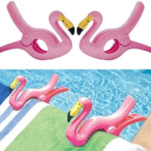 SCNWQ 6PCS Beach Towel Clips Outdoor Fashion Style Towel Holders for Beach Chairs or Pool Fence During Your Cruise-Beach Vacation Essentials to Keep Your Cloth or Towel from Blowing.