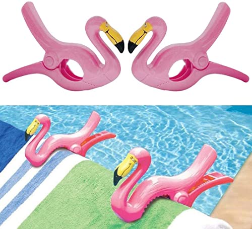 SCNWQ 6PCS Beach Towel Clips Outdoor Fashion Style Towel Holders for Beach Chairs or Pool Fence During Your Cruise-Beach Vacation Essentials to Keep Your Cloth or Towel from Blowing.