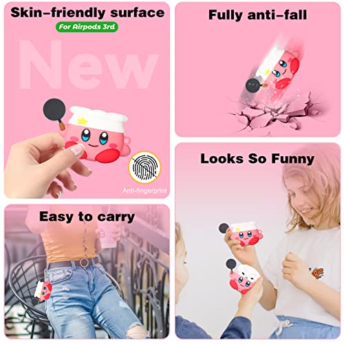 Mulafnxal for Airpods 3 3rd Generation Case Cute 3D Lovely Unique Cartoon for Airpod 3 Silicone Cover Fun Funny Cool Design Fashion Cases for Boys Girls Kids Teen for Air pods 3 (2021) (Chef)