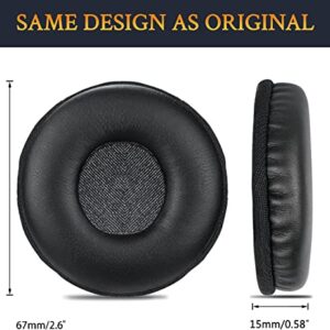 SOULWIT Earpads Replacement for Logitech H390 H600 H609 H760 Wireless Headphones, Ear Pads Cushions with Soft Protein Leather, Noise Isolation Foam