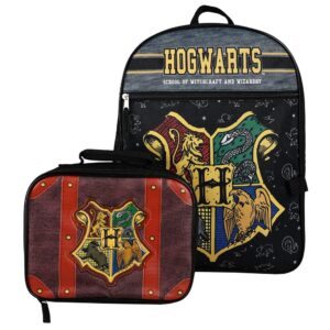 harry potter hogwarts kids 16-inch backpack with trunk-inspired lunch kit