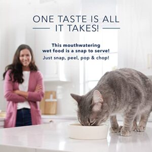 Blue Buffalo Tastefuls Spoonless Singles Adult Pate Wet Cat Food Variety Pack, Whitefish & Tuna and Salmon Entrée, 2.6-oz Twin-Pack Tray (12 Count - 6 of Each Flavor)