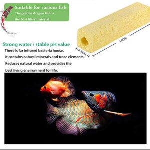 ZHHMl Aquarium Fitler Media Aquarium Bio Balls Filter Media Cultivate nitrifying Bacteria Freshwater/seawater Biological Filtration (20PCS) (Rectangle)