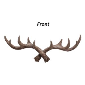 GISELA D Retro Antlers Wall Hook Coat Clothes Hanger Rack Towels Hanger Chic Coat Rack, Key Holder,Hat Hanger,Bath Room Wall Hanger (Light)