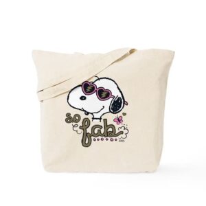 cafepress peanuts so fab canvas tote shopping bag