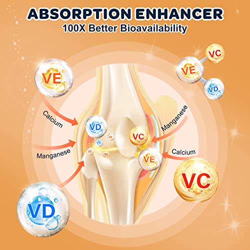 Glucosamine for Dogs, Hip and Joint Supplement For Dogs with Glucosamine Chondroitin MSM, Hyaluronic Acid, Turmeric Curcumin for Joint Pain Relief and Inflammation, Joint Health|180 Tablets