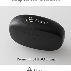 Final ZE3000 True Wireless Earbuds, Hi-Fi Sound Quality, Maximum 35 Hours Music Playback, IPX4, aptX Adaptive, Touch Sensor, Support Lossless Music Format, Designed in Japan (White)