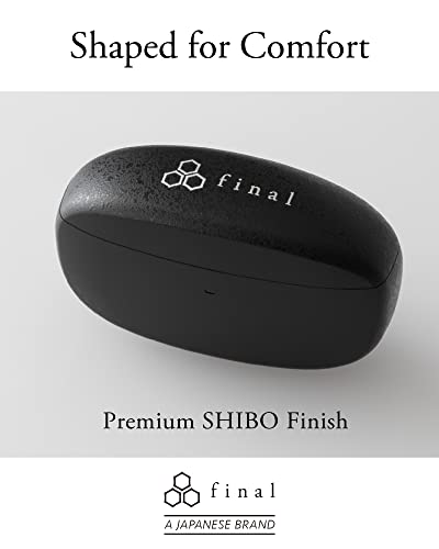 Final ZE3000 True Wireless Earbuds, Hi-Fi Sound Quality, Maximum 35 Hours Music Playback, IPX4, aptX Adaptive, Touch Sensor, Support Lossless Music Format, Designed in Japan (White)