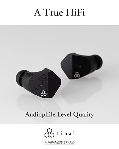 Final ZE3000 True Wireless Earbuds, Hi-Fi Sound Quality, Maximum 35 Hours Music Playback, IPX4, aptX Adaptive, Touch Sensor, Support Lossless Music Format, Designed in Japan (White)