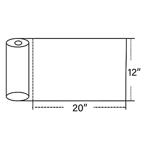 9527 Product 12x 20 Plastic Clear Produce Bag Food Storage bag,350 bags one Roll (4 Rolls)