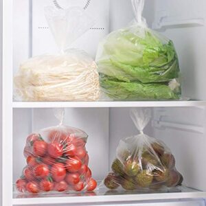 9527 Product 12x 20 Plastic Clear Produce Bag Food Storage bag,350 bags one Roll (4 Rolls)