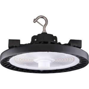 satco 66190 - led ufo highbay cct & watt adj 65-771r1 indoor round ufo high low bay led fixture