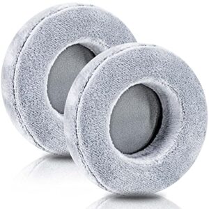 sixsop virtuoso xt upgrade thicker earpads - earpads compatible with virtuoso rgb wireless se gaming headset replacement ear pads/ear cushion/ear cups (gray velour)