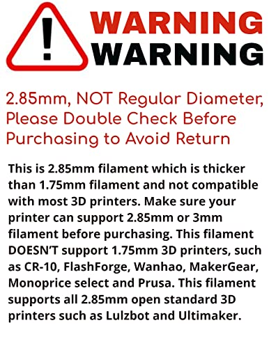 2.85mm(3mm) PLA Filament 2.85mm, 1kg High Rigidity Black PLA 2.85 - Polymaker PolyLite PLA 3D Printer Filament Black, Print with 2.85mm Openning 3D Printers Only