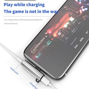 Lightning to 3.5mm Headphone Adapter(2pack) Compatible for iPhone Splitter Audio Apple Dongle Jack AUX Adaptador para Earphone 2 in 1 Earbud and Charge Charger 13 12 11 Pro Max Mini XS SE 7 X 8 Plus