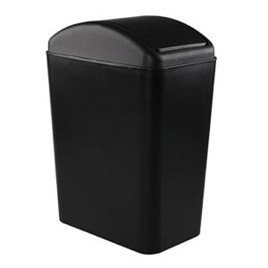 gloreen 16 l slim kitchen garbage can, plastic rectangular waste basket, 1 pack