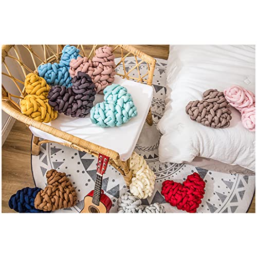 VIENLOVE Heart Shaped Knot Cushion Pillows Stuffed Pillow Devorative Throw Pillow Soft Hugging Sofa Cushion