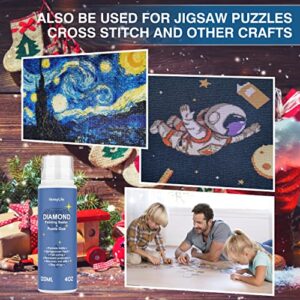 VansyLife Diamond Painting Sealer 120ML with Sponge Head, 5D Diamond Painting Glue and Jigsaw Puzzle Glue for Permanent Hold & Shine Effect (4 OZ)