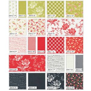 Fresh Fig Favorites Honey Bun by Fig Tree & Co. for Moda Fabrics 20410HB 40 1.5" x 42" Fabric Strips