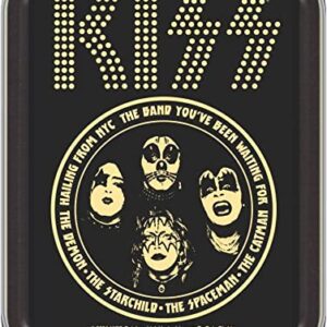 Stash Tins - KISS The Band You've Been Waiting For Storage Container 4.37" L x 3.5" W x 1" H