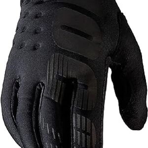 100% BRISKER Cold Weather Motocross & Mountain Bike Gloves - Warm Winter MTB & MX Powersport Racing Protective Gear