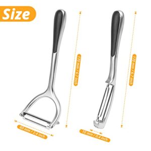 DEFUTAY Vegetable Peeler Potato Peelers, Y-type Peeler with Sharp and Durable Blades,Good for Peeling Fruits,Vegetables&Making Salads, Veggie Noodles