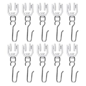 vrss roller hooks for flexible bendable curtain track (10pcs roller hooks)