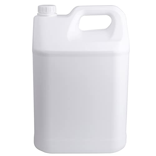 Nicunom Plastic Jug 2.5 Gallon, Water Jug with Lids F-Style Storage Jug Heavy-Duty HDPE Containers for Water, Sauces, Soaps, Cleaning Solutions, Liquids