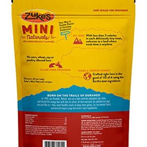 Zuke's Mini Naturals Dog Training Treats, Salmon Recipe, Soft Mini Dog Treats with Vitamins & Minerals, Made for All Breed (16 Ounce (Pack of 2))